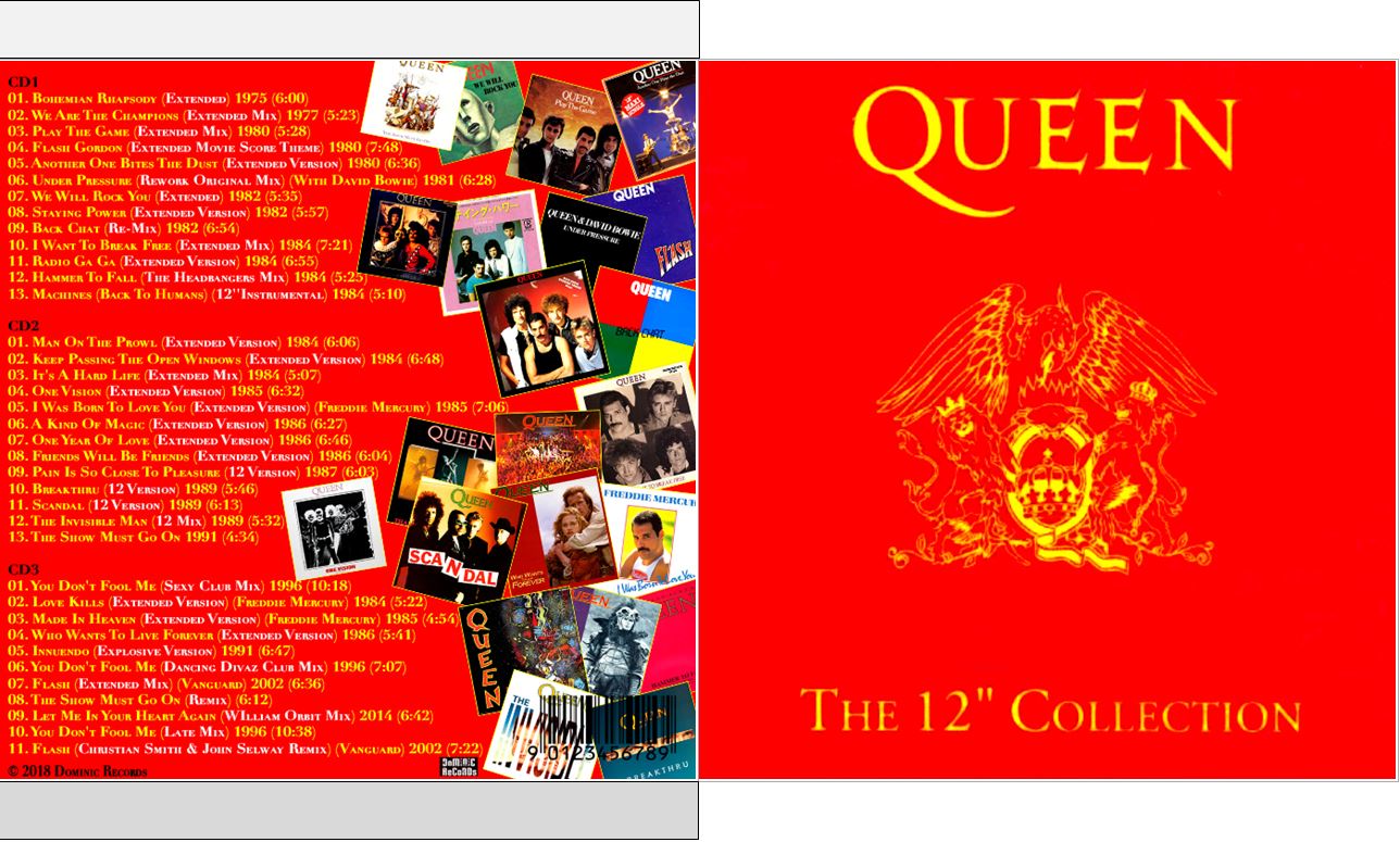 MUSICOLLECTION: QUEEN - The 12" Collection - 2018