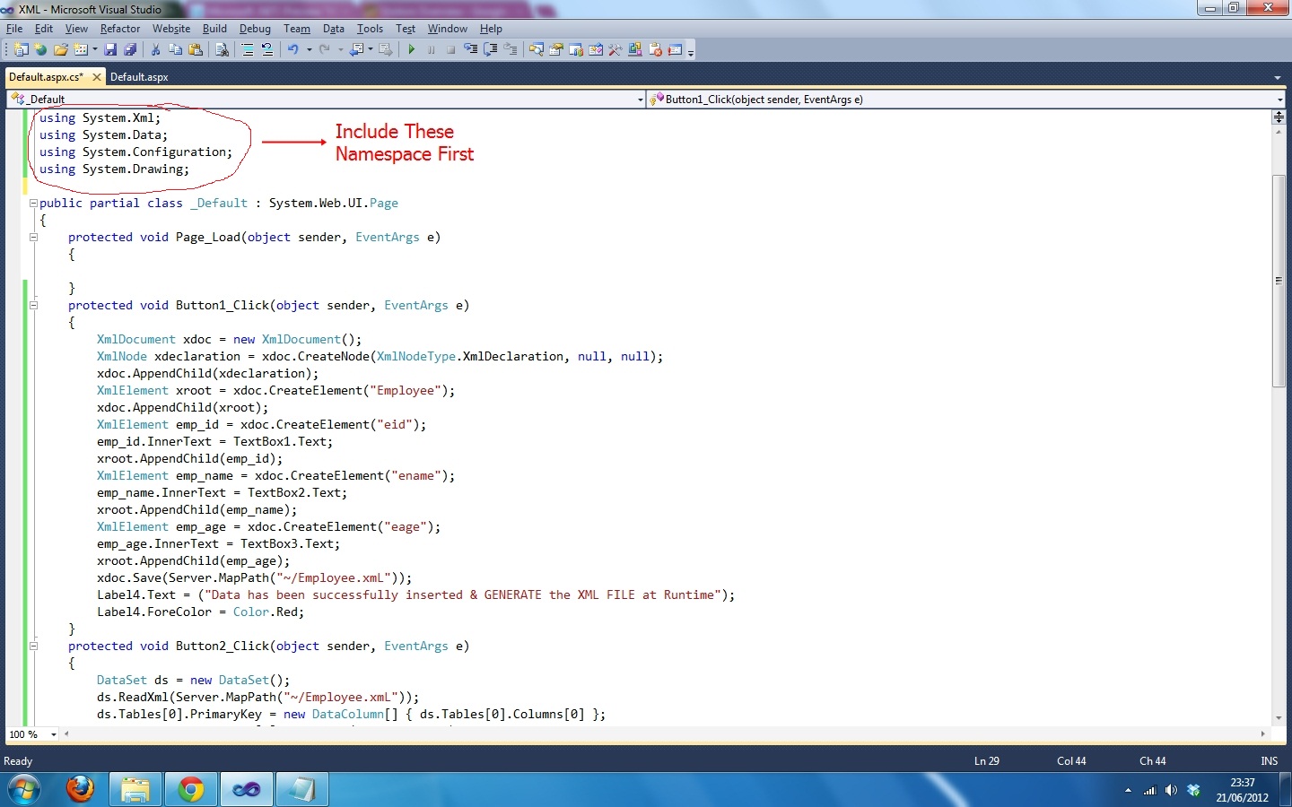 How to Make a New XML Document at Run-time in .NET | MY.NET Tutorials