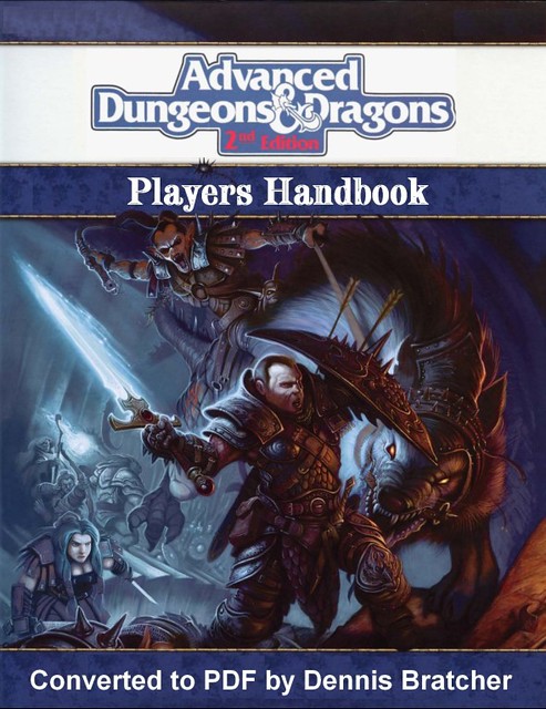 El Descanso del Escriba: Remaster de AD&D 2nd Edition: Players Handbook ...