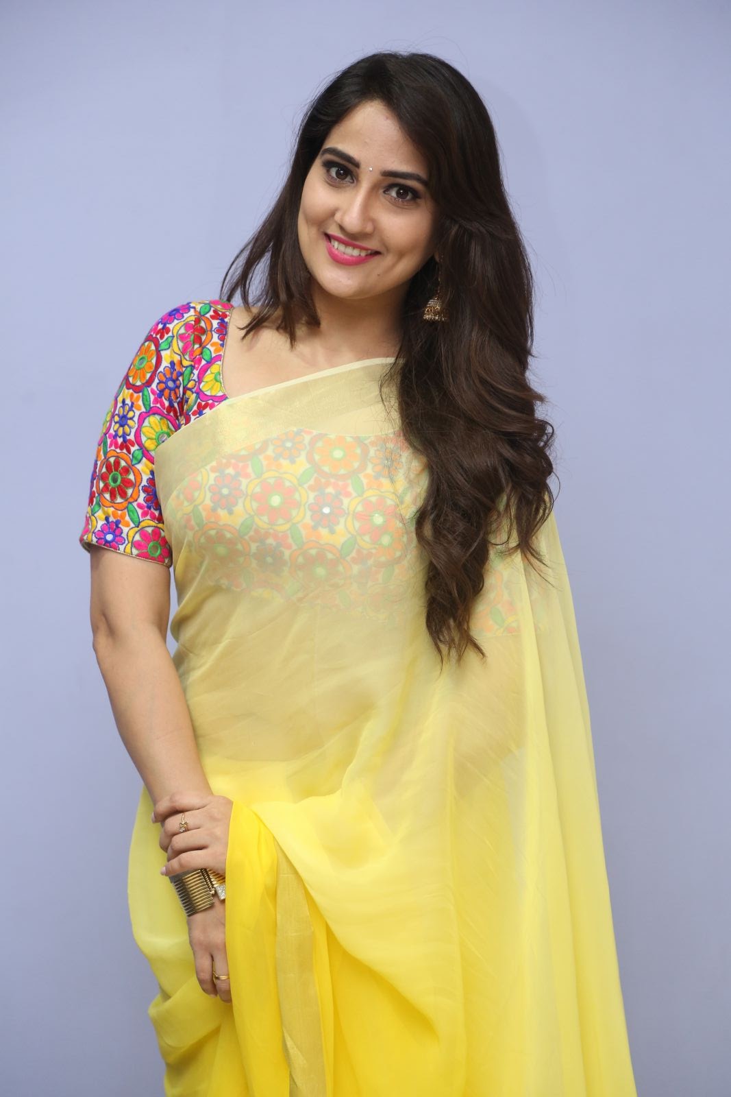 Anchor Manjusha latest dazzling photos gallery