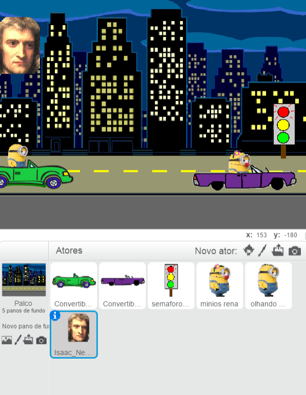 Engenharia de Newton : Como esta nosso Scratch