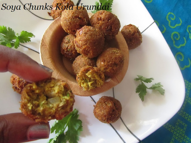 Priya's Virundhu: Soya Chunks Kola Urundai/Soya Keema Kola Urundai/Meal ...