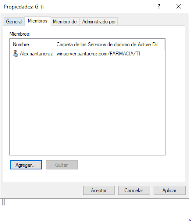 CREACION DE USUARIOS GRUPOS EN ACTIVE DIRECTORY