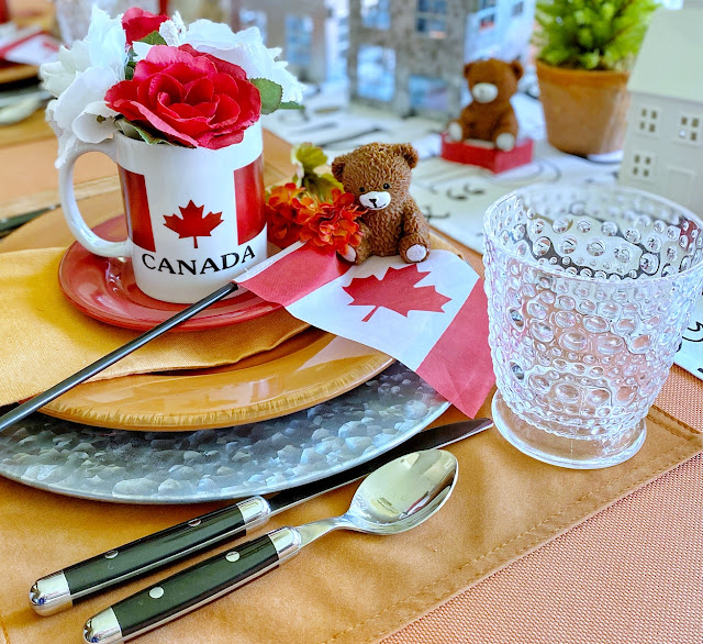Dining Delight: Every Child Matters Tablescape for Canada Day