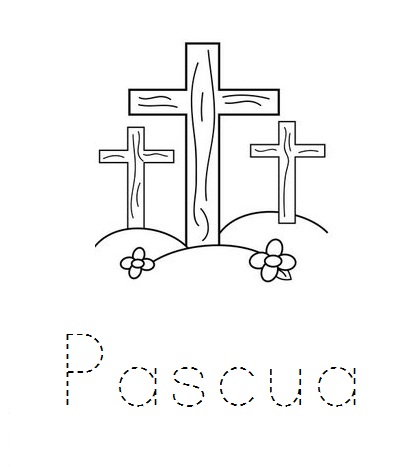 COLOREAR DIBUJOS PASCUA INFANTIL
