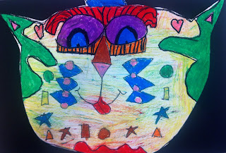 Expression of Imagination: Crazy Cool Cats!! by 3rd grade