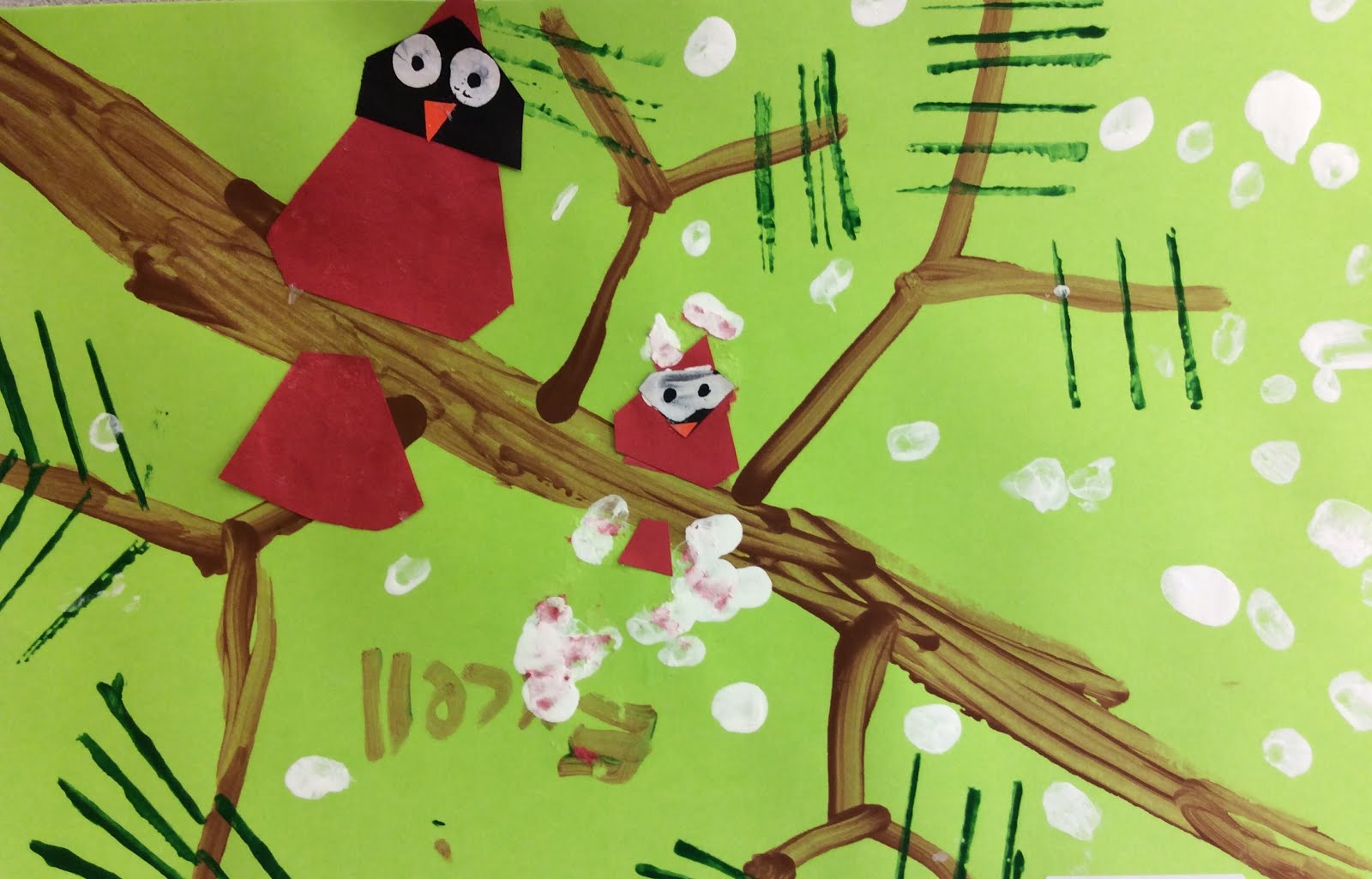 Mini Matisse: Winter Birds