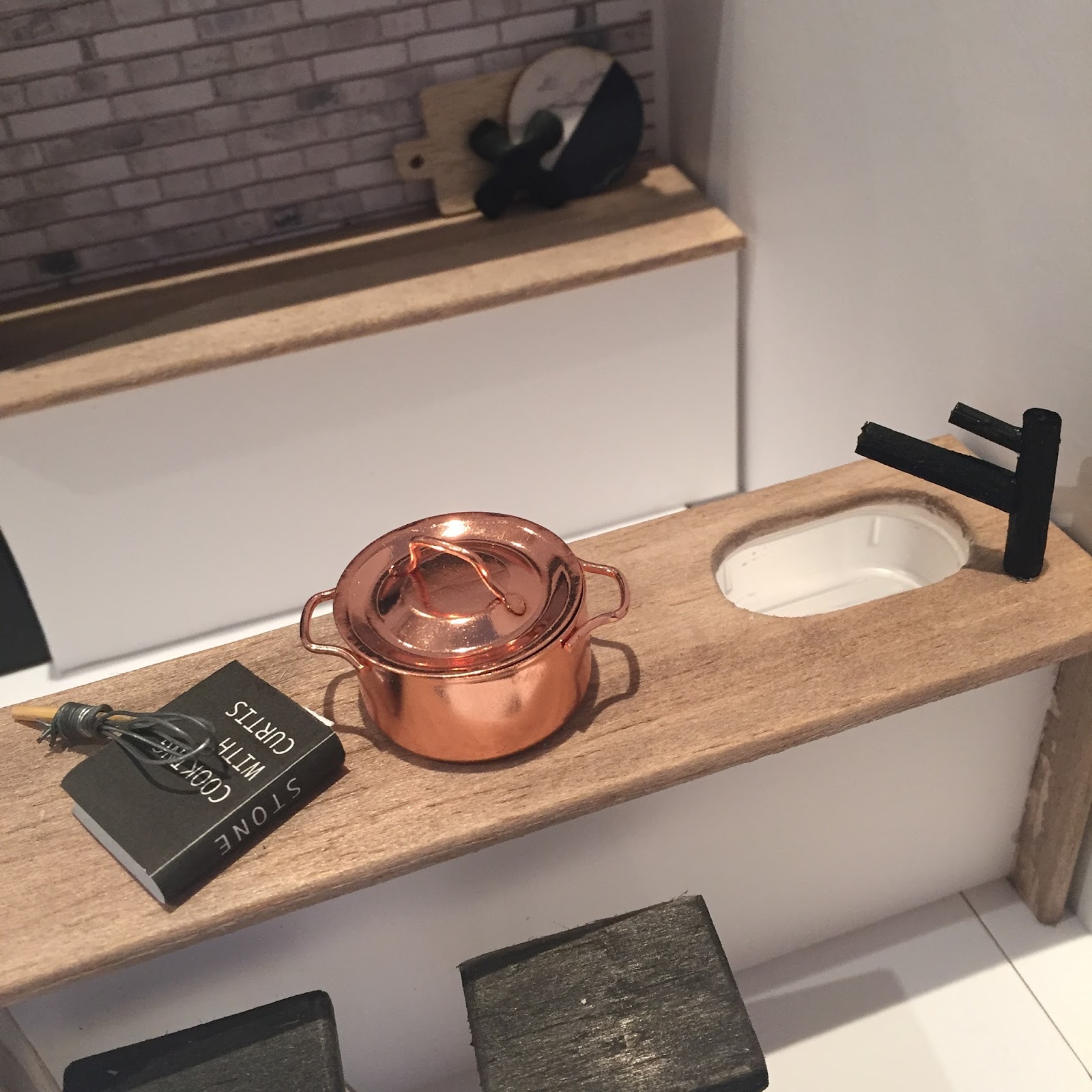 Modern Dollhouse DIY: How to make modern miniature taps