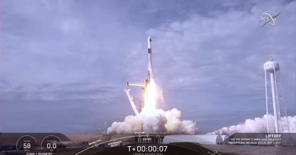 NASA, SpaceX Complete Final Major Flight Test of Crew Spacecraft - Tech ...