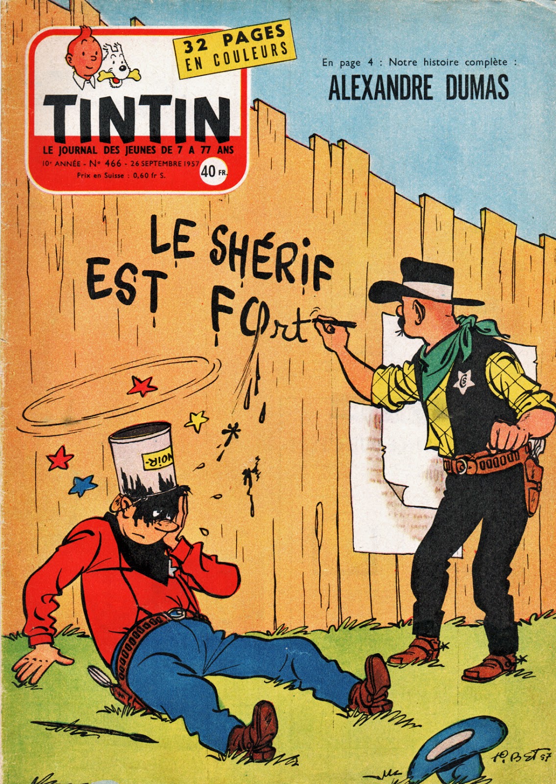 Eclectisme: 1957 Le journal de Tintin