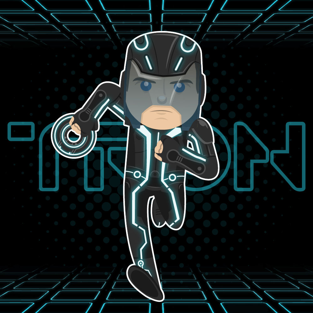 Dmand: Mini Papercraft: TRON papertoy