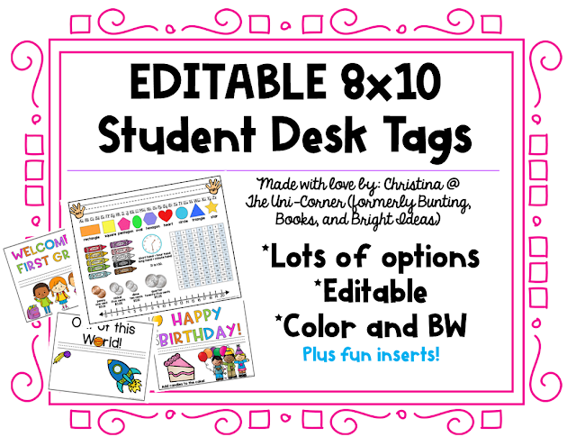 Welcome to the UNI-corner: A New Way to Display Desk Name Tags!