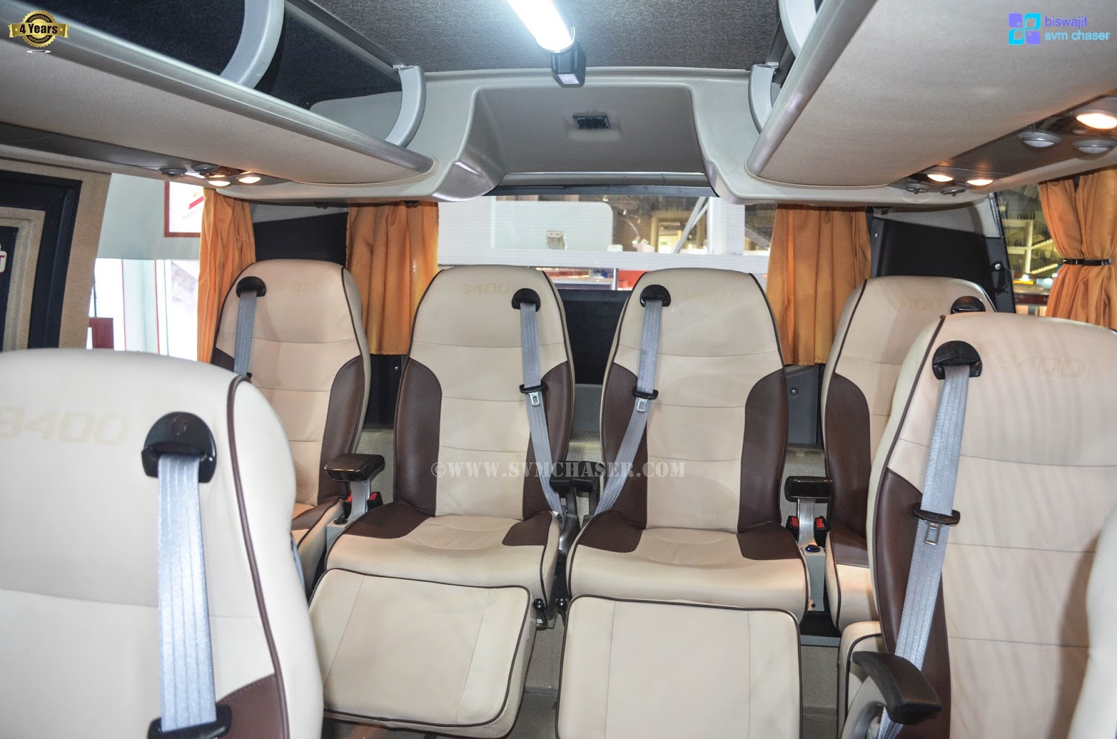 VOLVO B11R (Interiors) Part 2 - Bus World India 2016 | Biswajit SVM Chaser