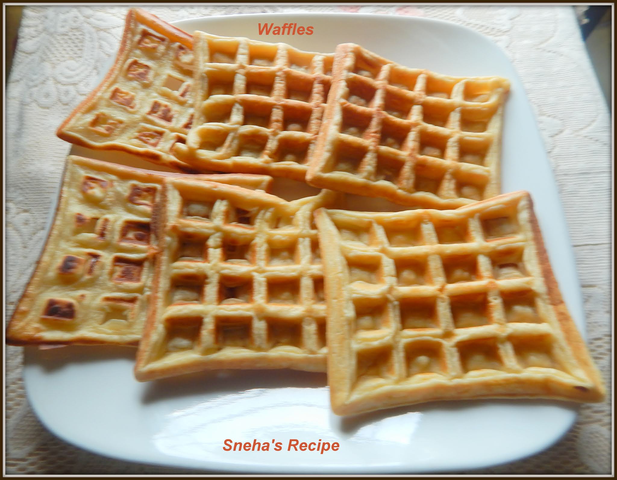 Waffles - Sneha's Recipe