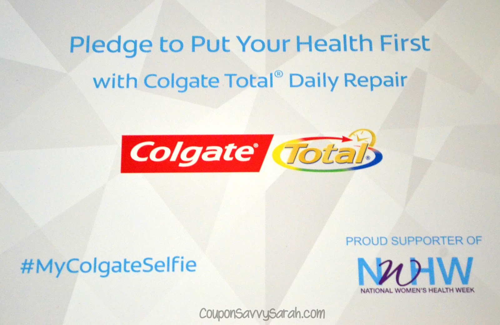 Coupon Savvy Sarah: Refresh, Restore, Repair with Colgate Total During ...