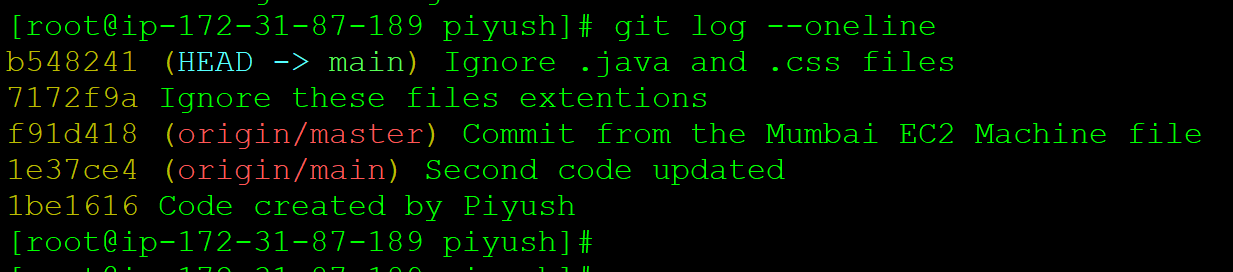 Show Git log with different options - Cloud Technology | Oracle Apps DBA