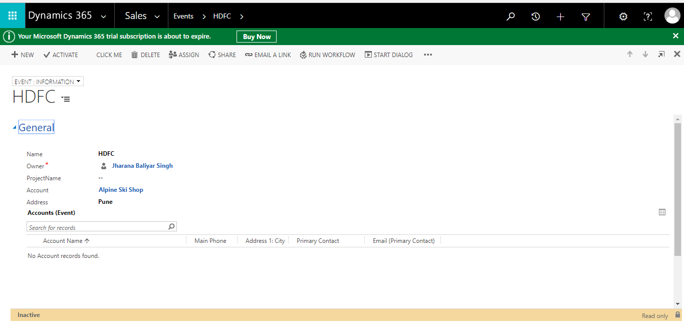 Dynamics Crm Adda Jharana Cascade Deactivate Related Records Using Plugin In Crm