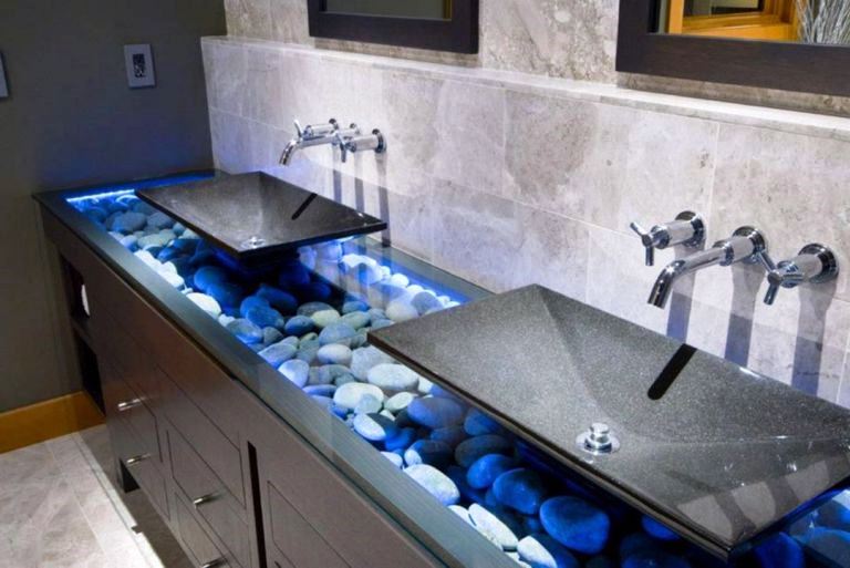 Schöne Dinge: 40 wunderschöne moderne Waschbecken Design-Ideen für ...