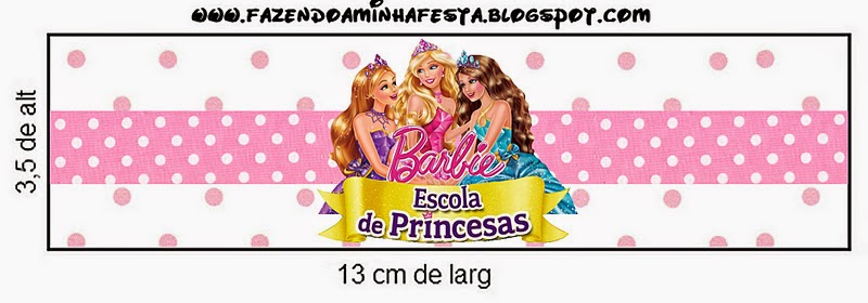 Barbie Princess School: Free Printable Candy Bar Labels. - Oh My Fiesta ...