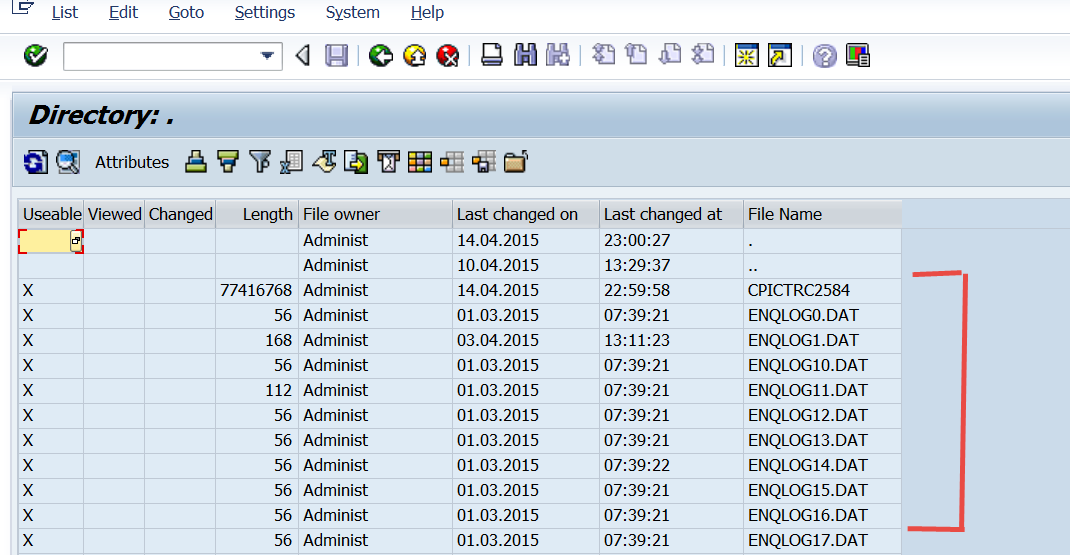 Techsap Writing Data To Sap Application Server Tx Al11