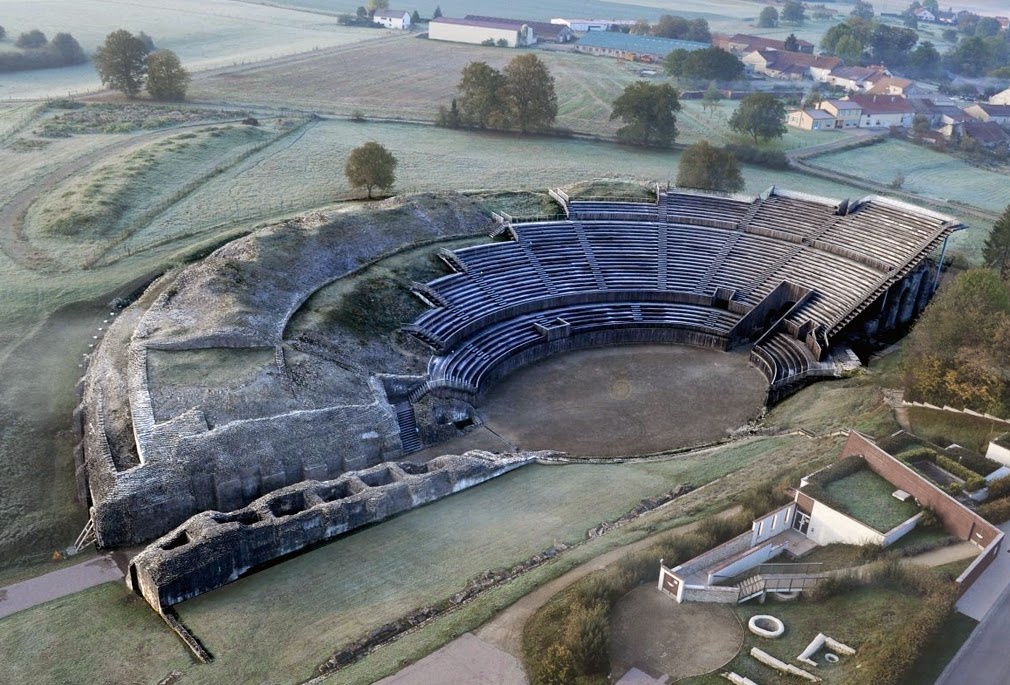 PATRIMOINE DE LORRAINE: GRAND (88) - Amphithéâtre gallo-romain