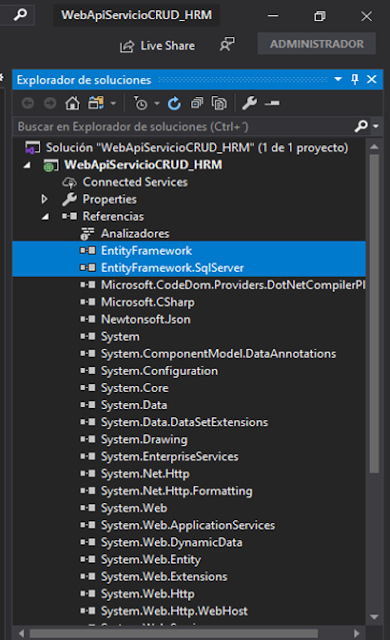 Usando Servicios Web con .Net: 010 SERVICIO WEB REST(WEB API) CON ASP.NET