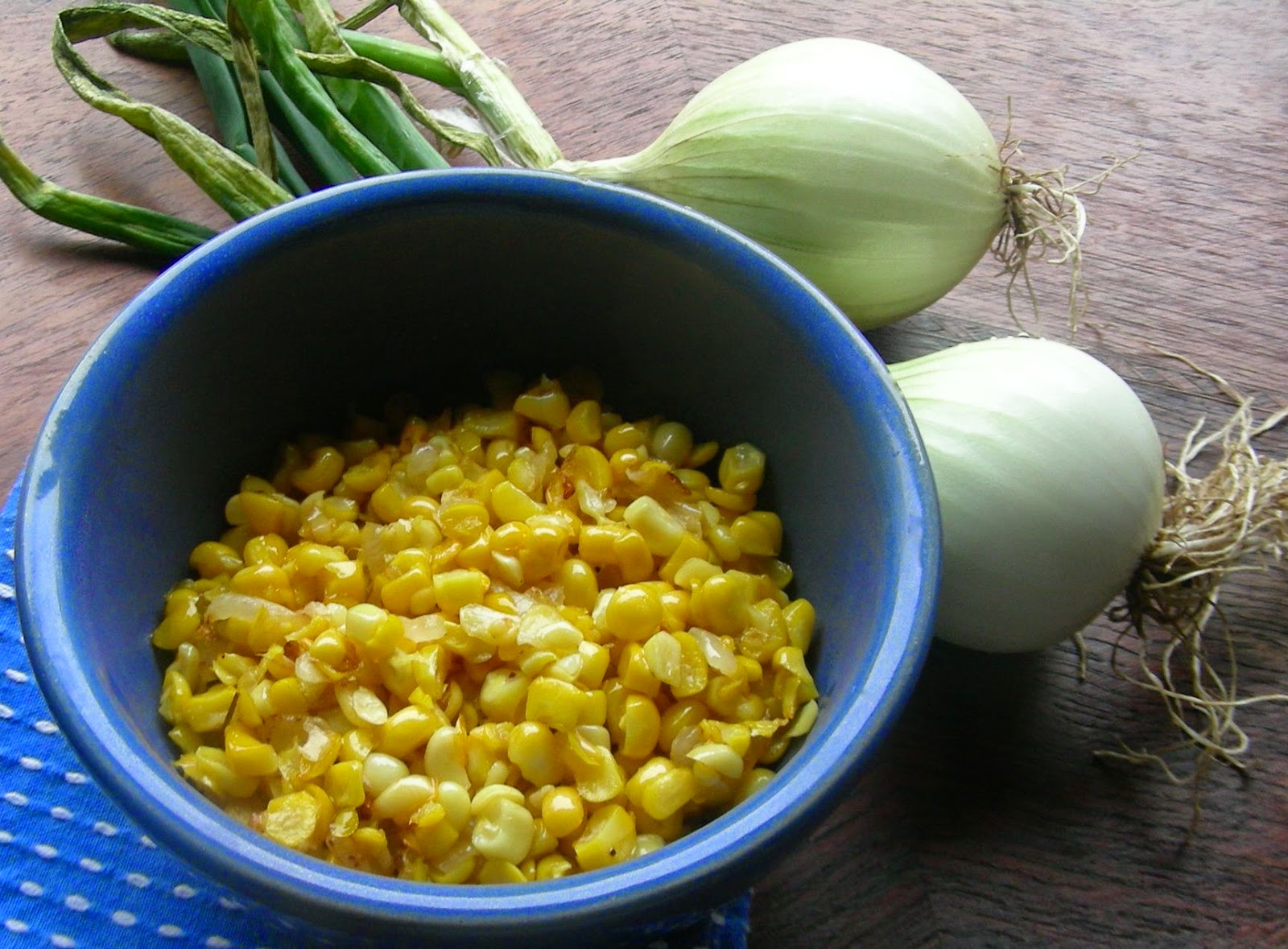 Fresh, Fast and Frugal: Sautéed Corn with Onions