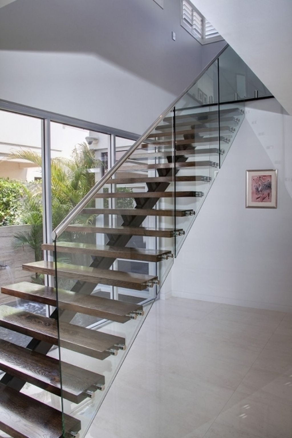 48 Luxury Glass Staircase Design Ideas For Your Dream Home | ARA HOME