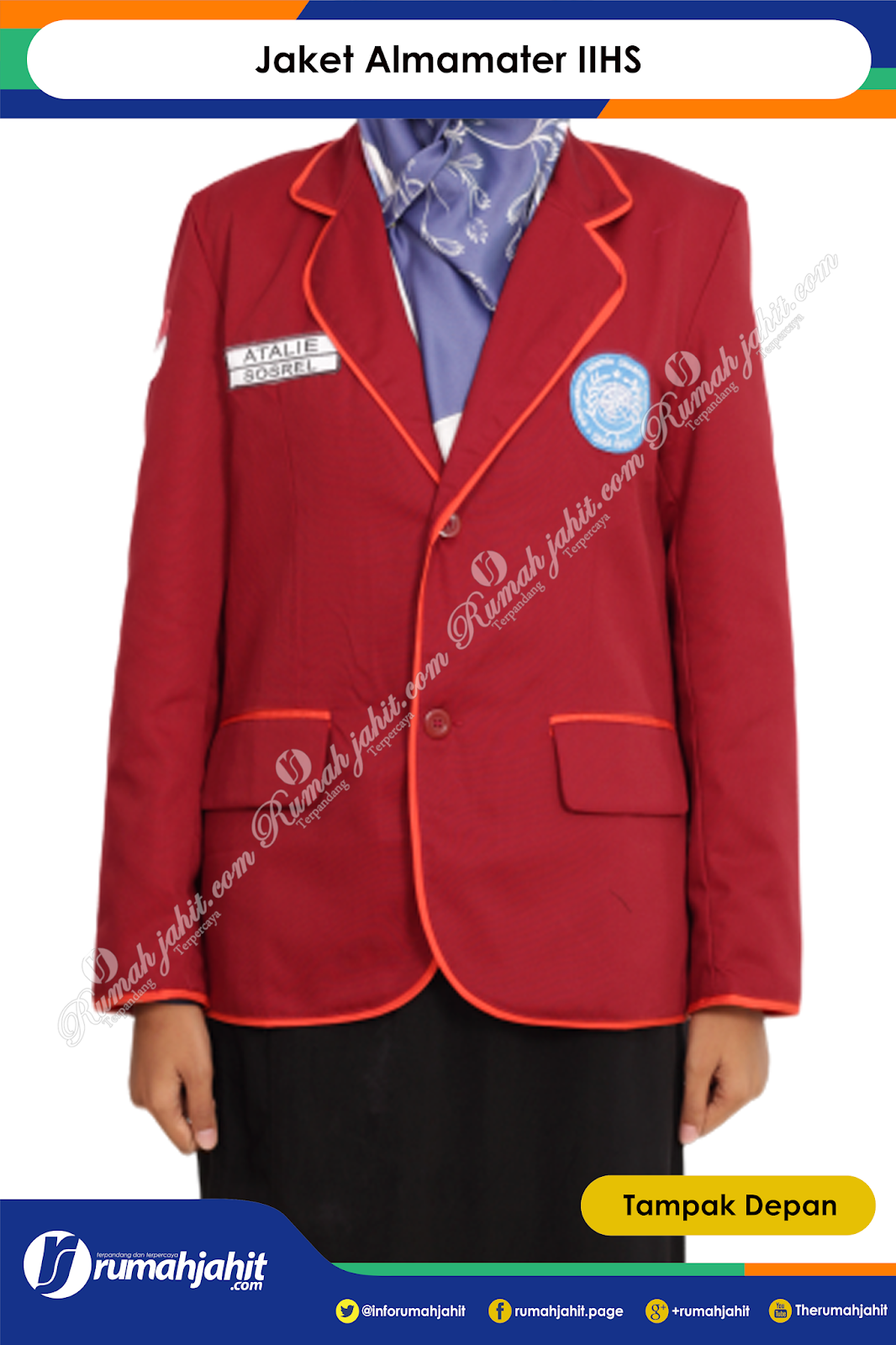 Jas Almamater OSIS SMA IIHS