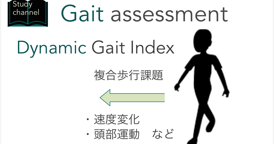 Dynamic Gait Index（DGI） - Study channel