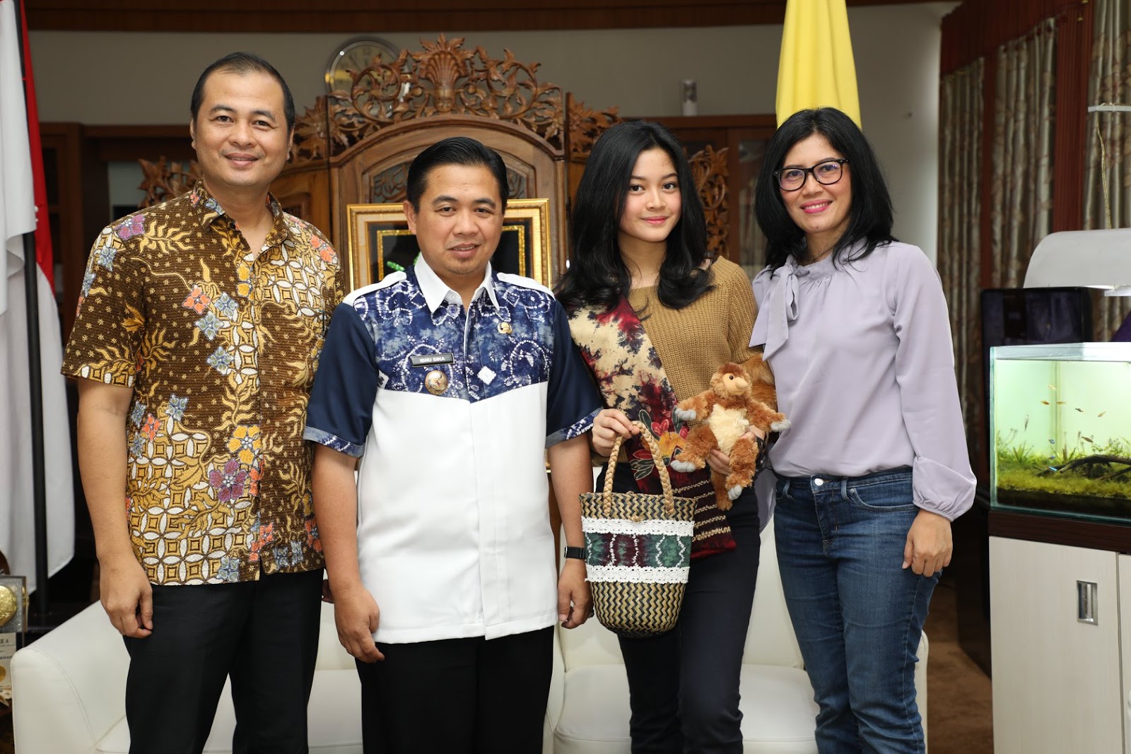 Pemain Film Dilan 1990 Temui Walikota | Media Center Banjarmasin