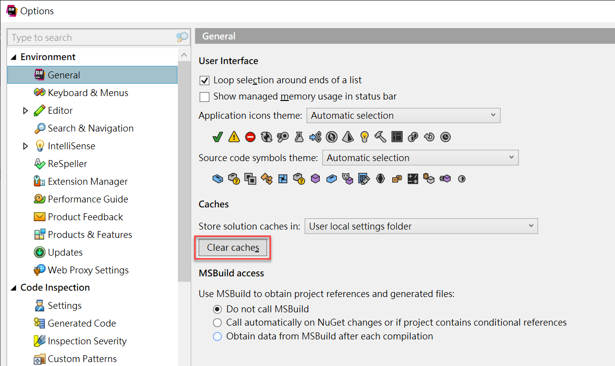 [VisualStudio] 設定 Resharper Cache 資料夾 ~ m@rcus 學習筆記