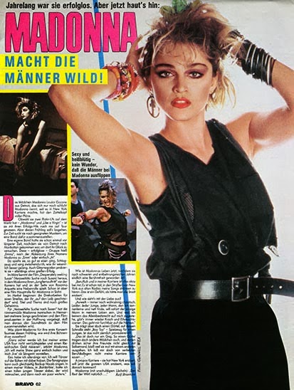 MADONNA in BRAVO: Bravo February 7, 1985 Issue Nr. 07