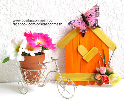 11 Manualidades increíbles con palitos de helado reciclados ~ lodijoella