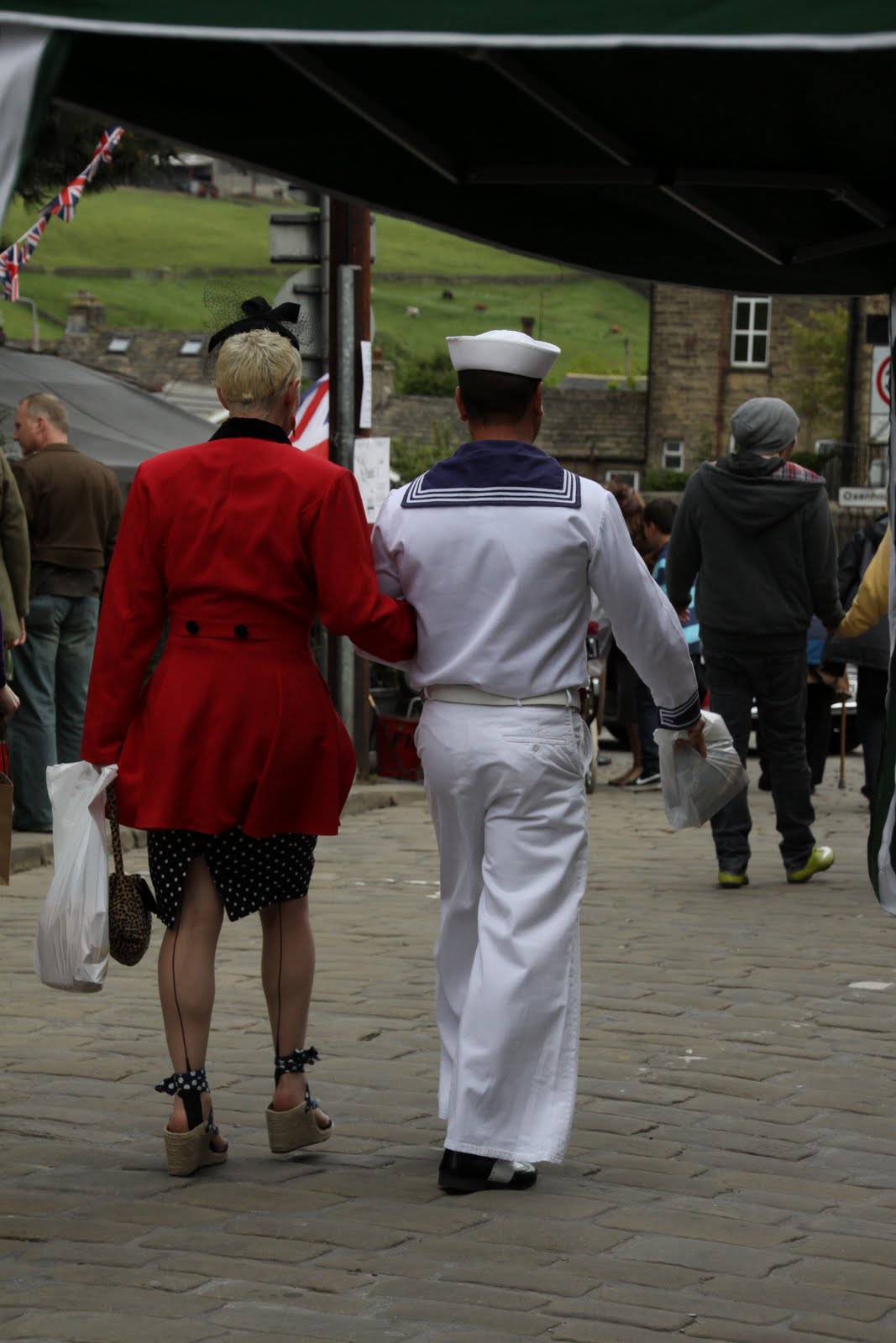 Peach and Thistle: 1940s Weekend, Haworth