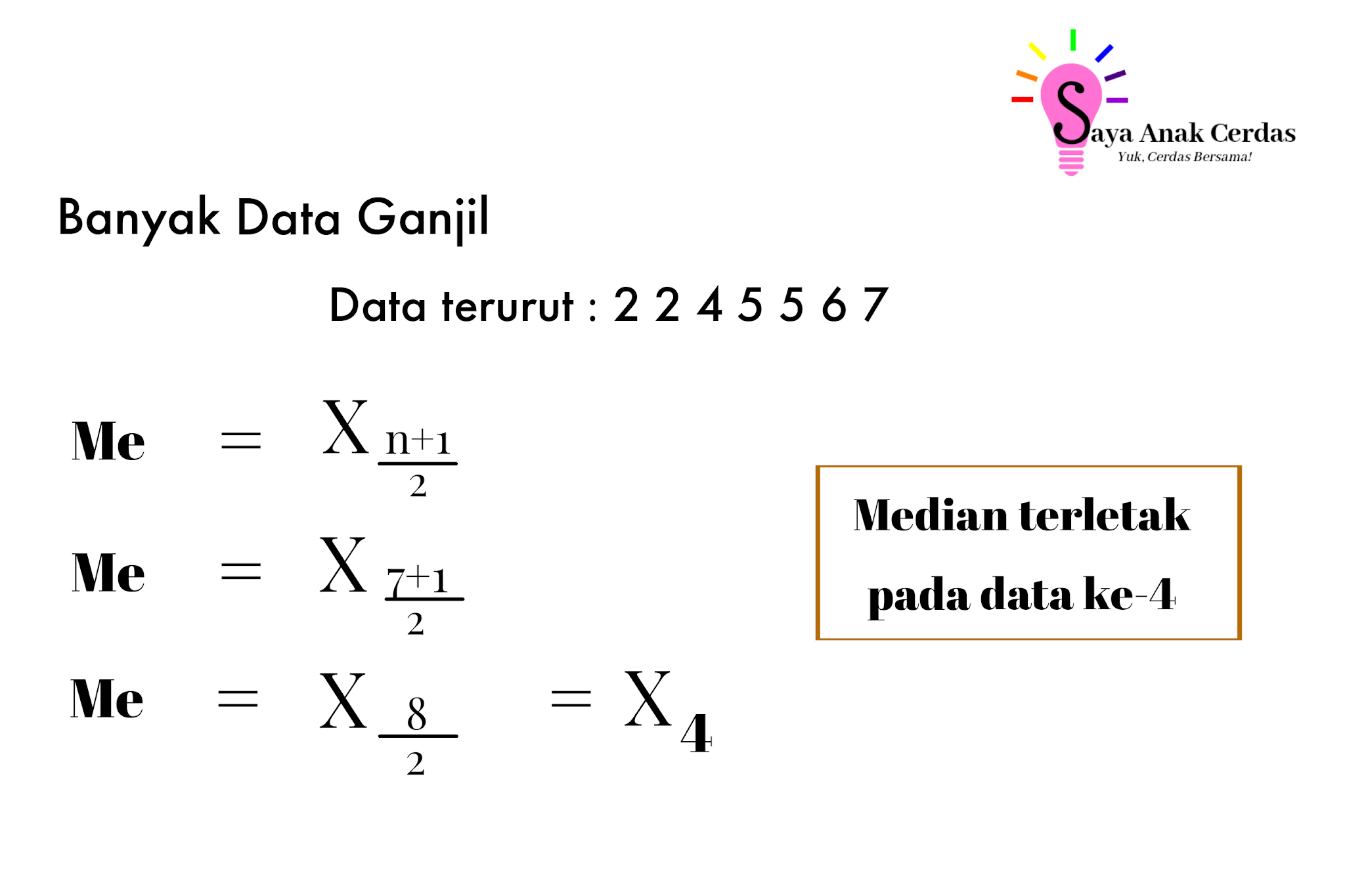 Rumus Statistika : Ukuran Pemusatan Data (Modus, Median, Mean) Untuk ...