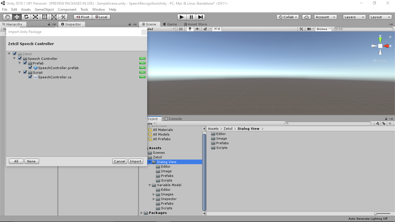 Unity Speech Recognition Tutorial 01 Hello World