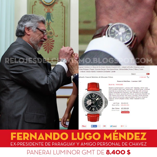 Los Relojes del Chavismo: Fernando Lugo, ex-Presidente de Paraguay con ...