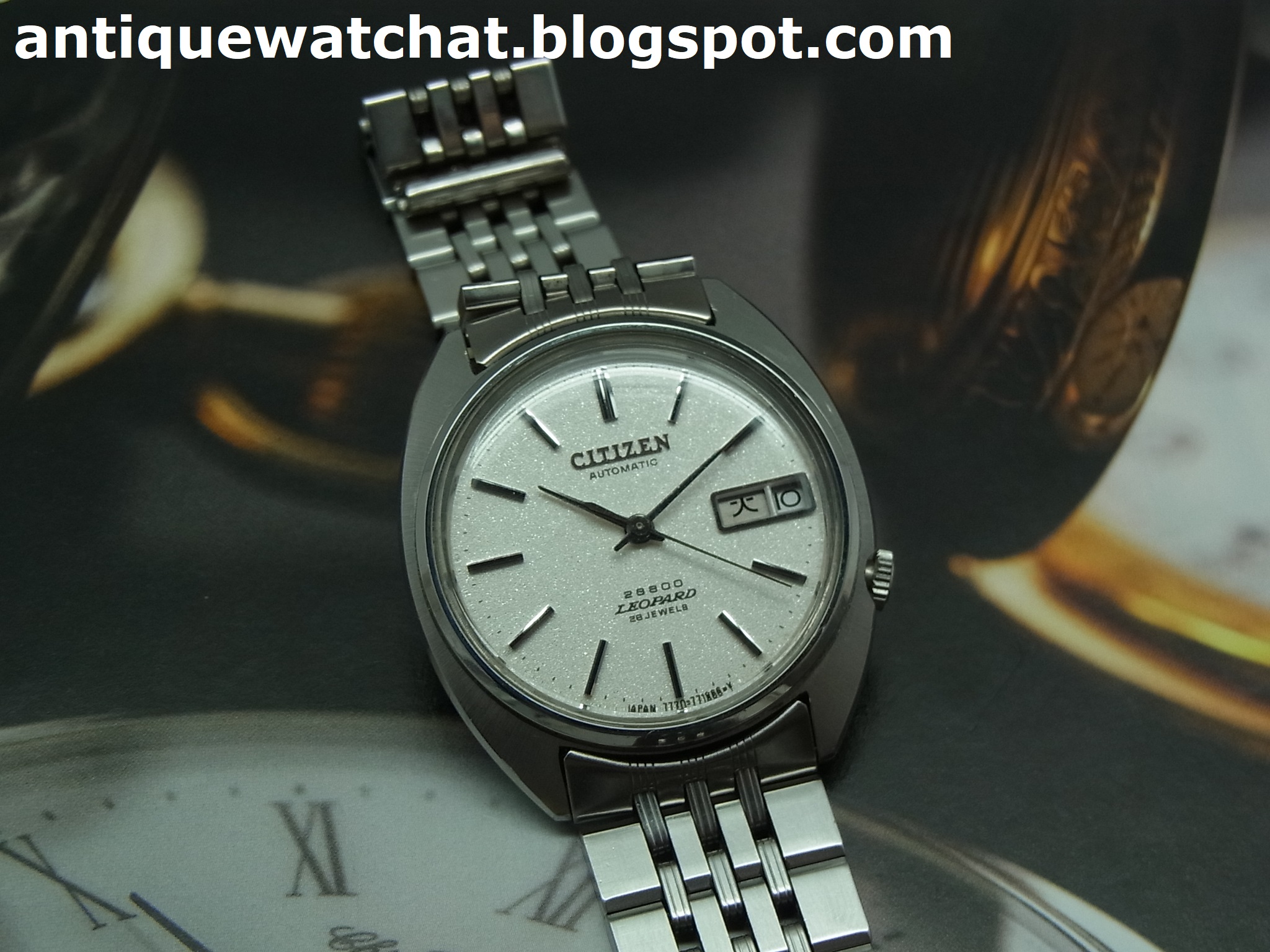 Antique Watch Bar: CITIZEN LEOPARD 28800 28 JEWELS AUTOMATIC CTZ303 (SOLD)