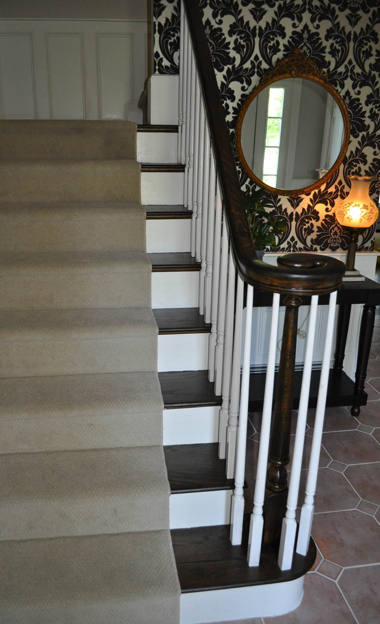 WEAFER DESIGN: Entry Stair Upgrade Before and After