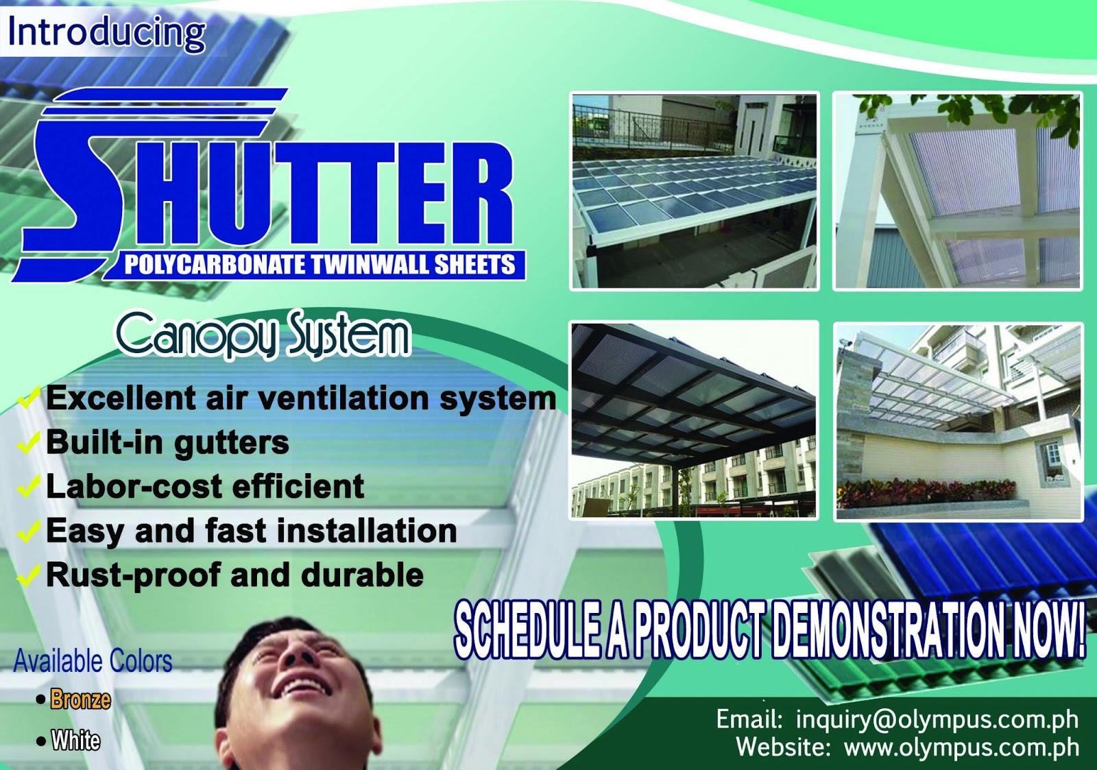 NEW! Shutter Canopy System