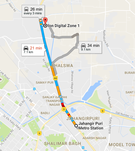 ExamcenterDada: How to reach Ion Digital Zone : Plot no: 62, 64, 96, 97, 98 Khasra no: 54, poona ...