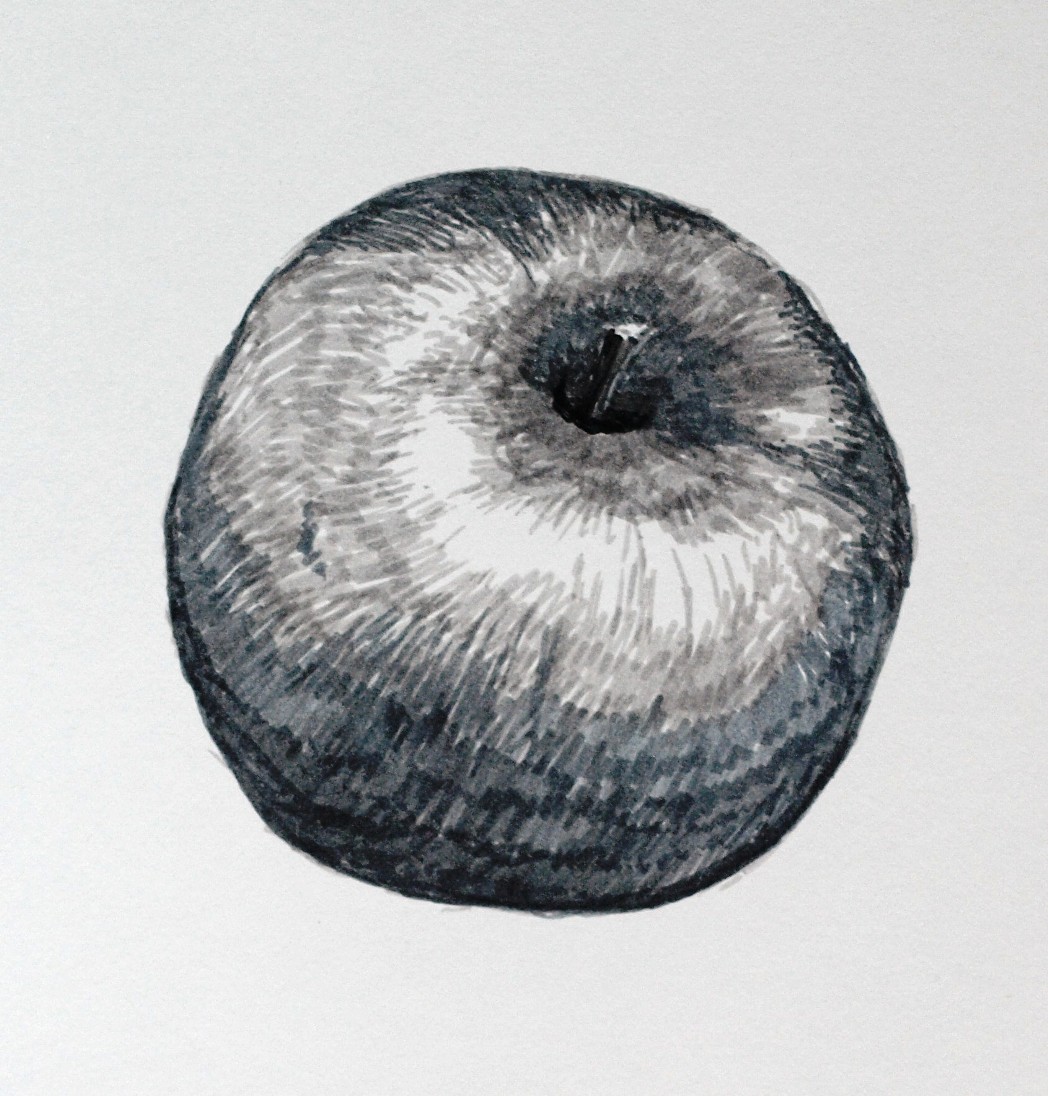 ARTIQUERYROSE: AN APPLE IN INK