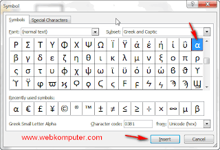 Tutorial Microsoft Office: Menggunakan simbol ke worksheet excel 2010