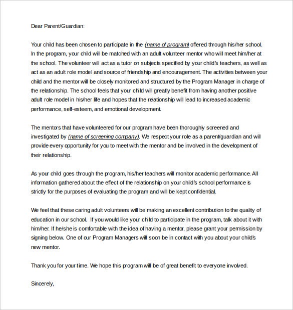 Parent Letter To Child Template ~ Resume Letter