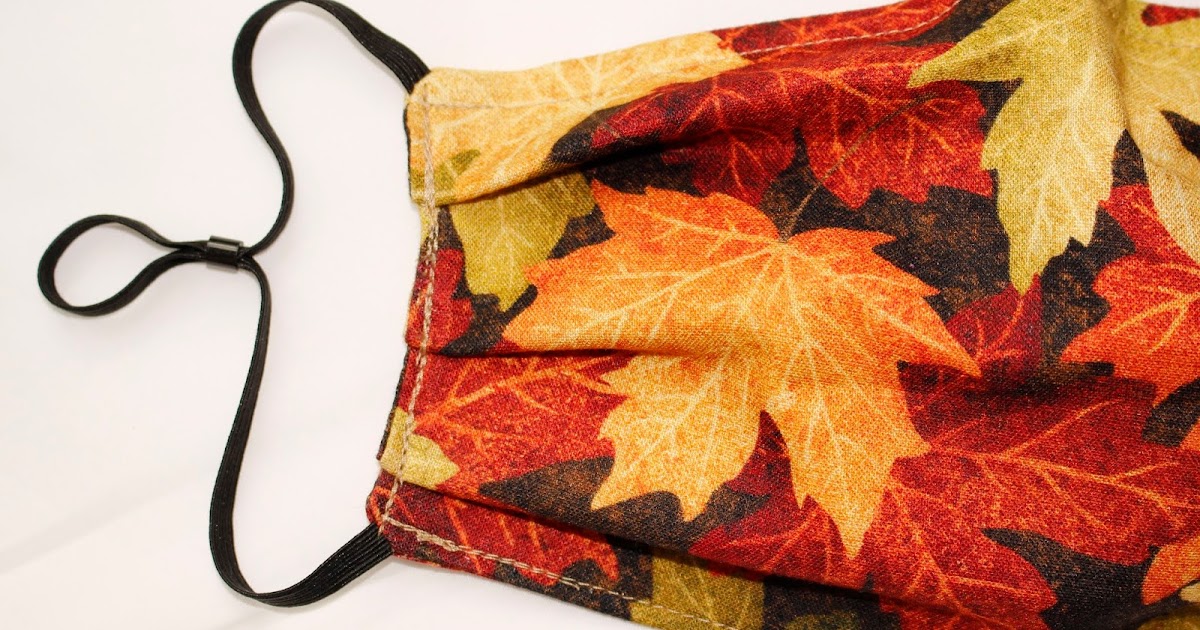 Selvage Blog: Autumn Maple Leaves Face Mask