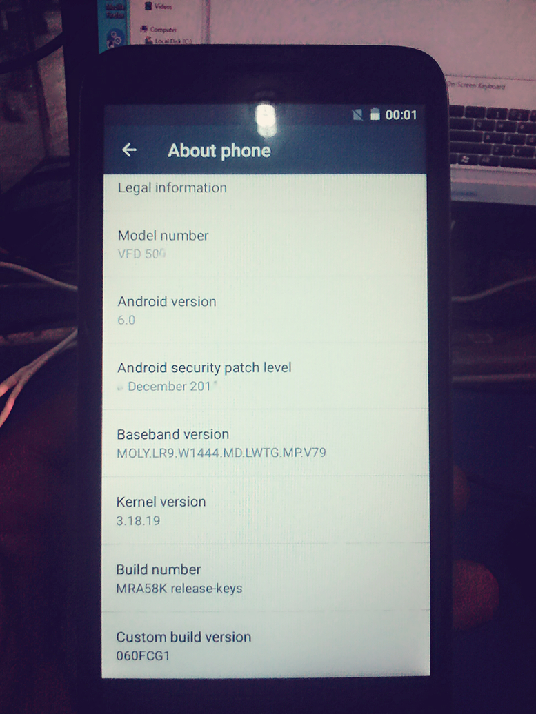 VODAFONE VFD 500 HANG ON LOGO LCD FIX FLASH FILE FIRMWARE 100% TESTED ...