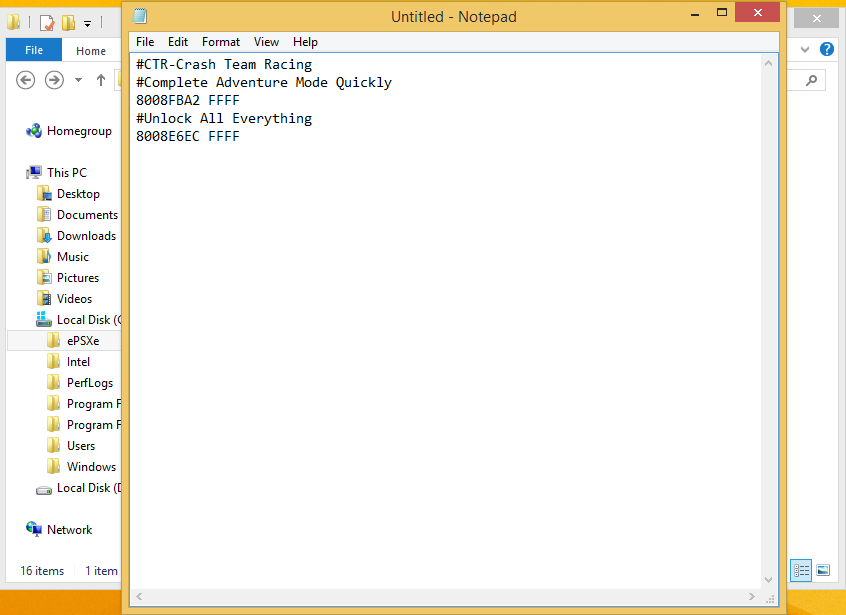 Cara Memakai Cheat Codes Dengan Emulator Epsxe (100% Berhasil)