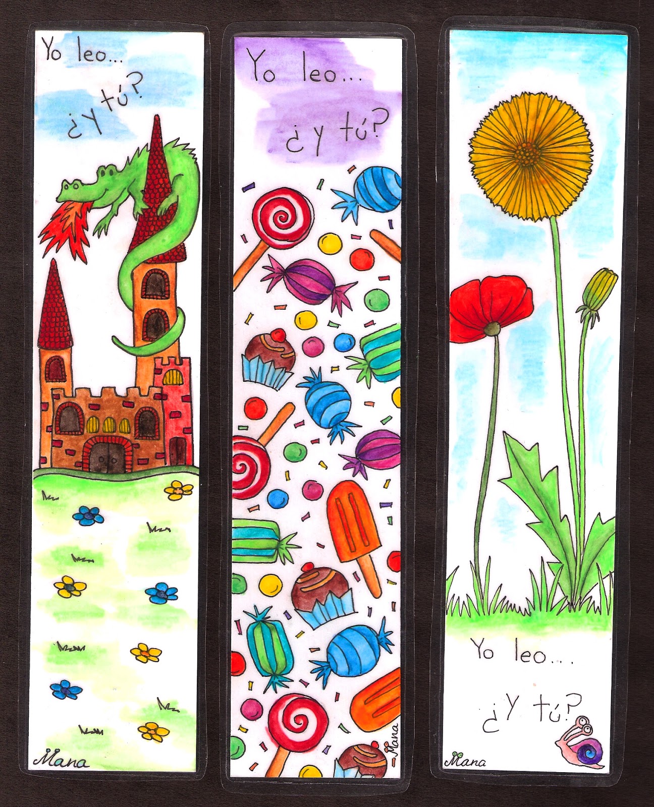 Marcadores de libros para imprimir - Imagui