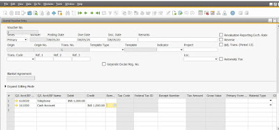 SAP Business One Knowledge: What is Journal Voucher Entry in SAP ...